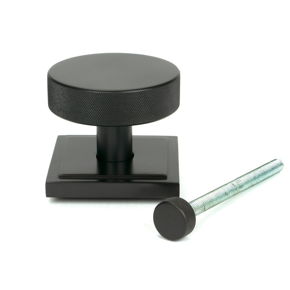 Square Brompton Centre Door Knob | 12 Finishes | Suffolk Latch Company